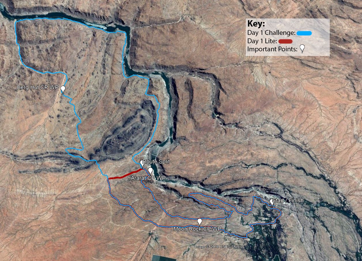 Maps & Profiles | Klipspringer Challenge
